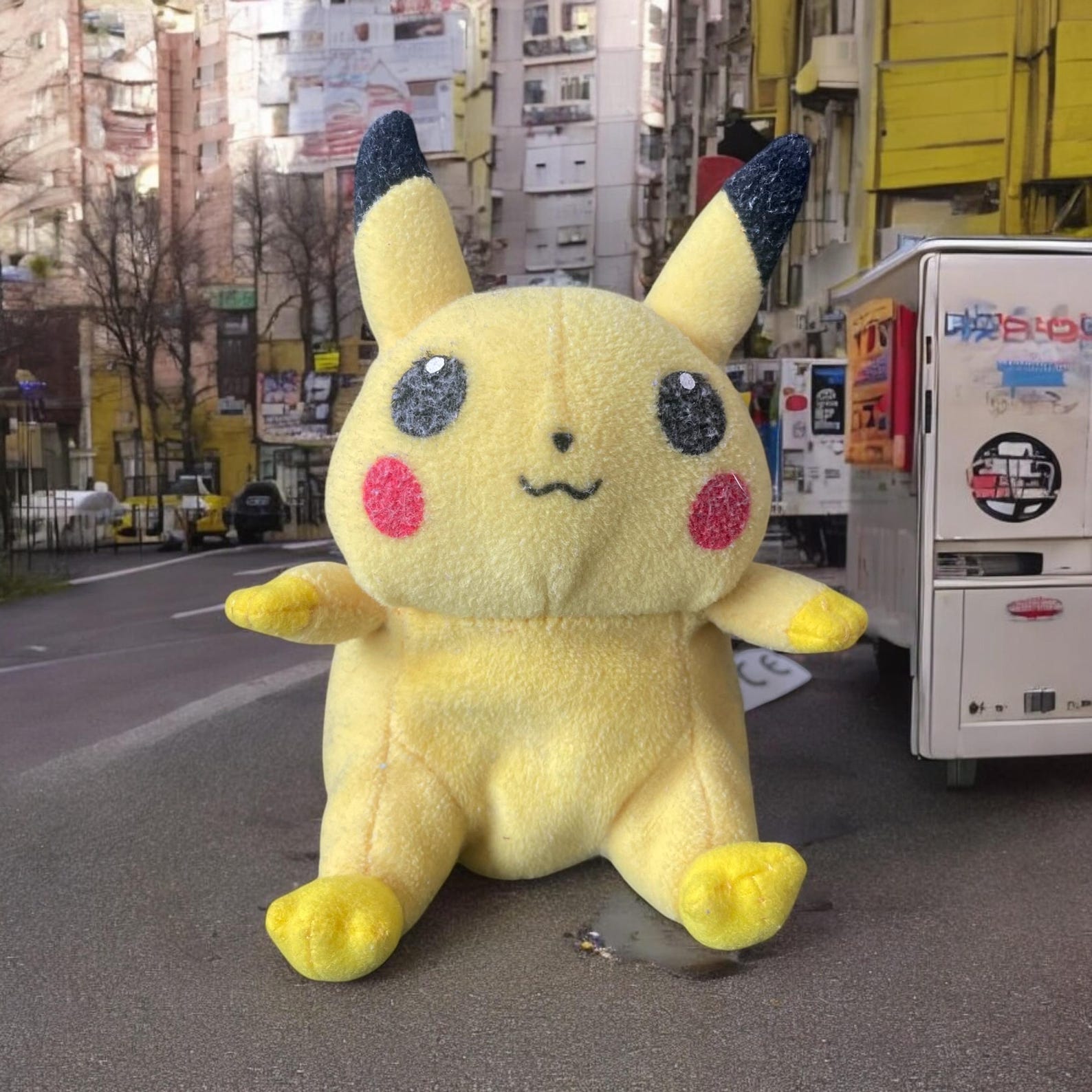 Rare Nintendo 1996 / 1998 Piccachu Stuffed Animal Plush Toy 15 Cm ...