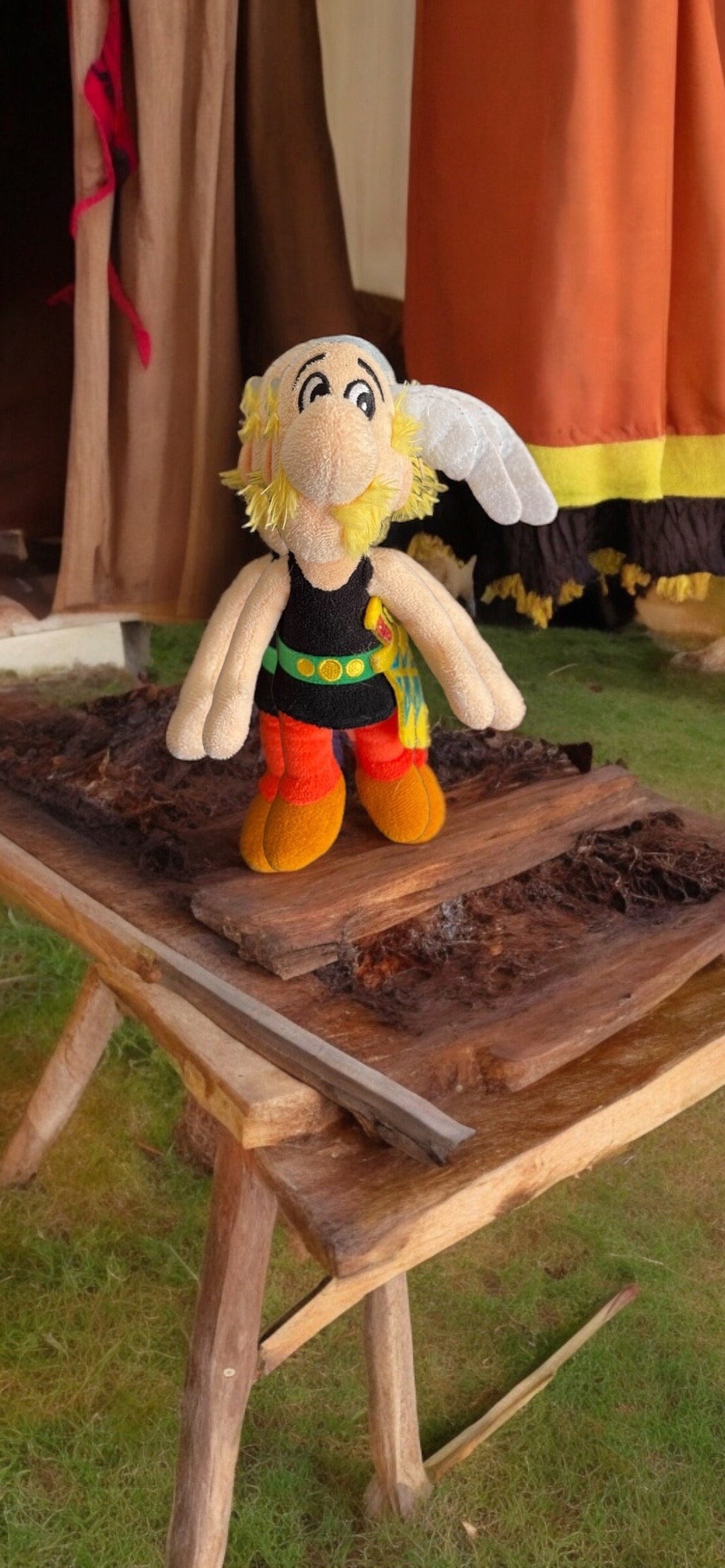 Asterix Vintage Plush , Asterix and Obelix Comic Book Series Obelix ...