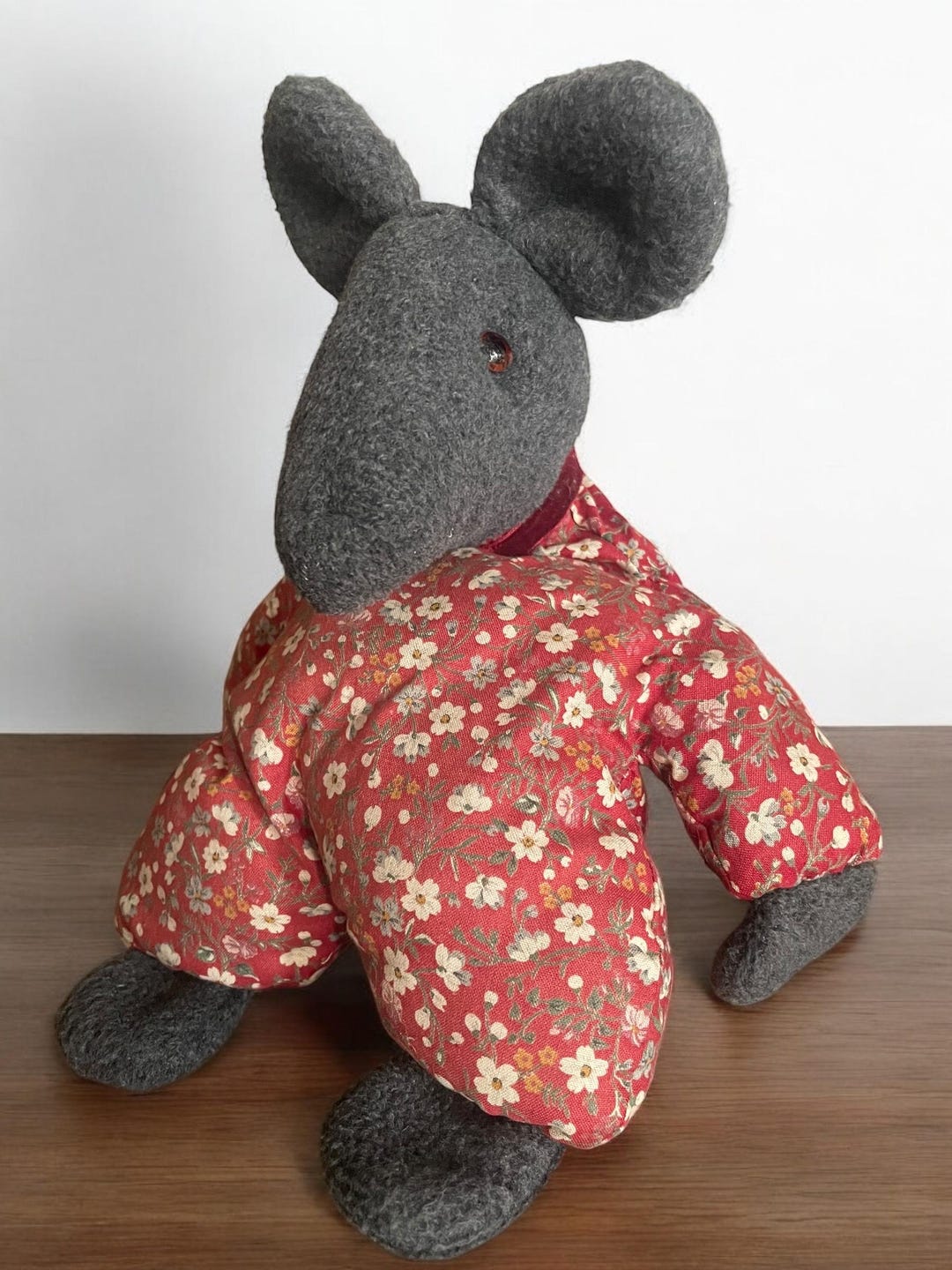 Cute Vintage Mouse With a Dress Vintage Mouse Stuffed Animal Plush Toy ...