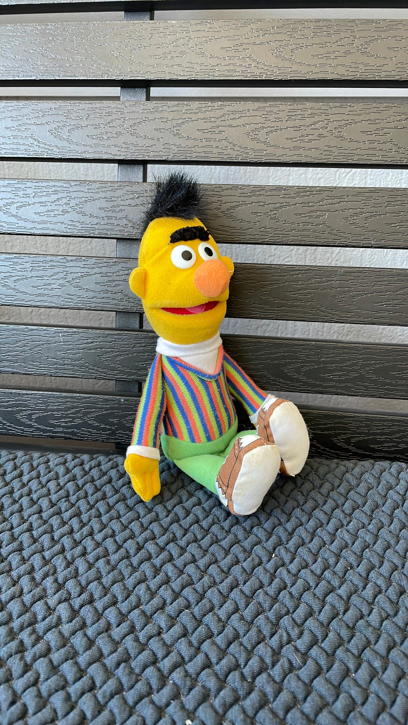 Vintage Sesame Street Bert Plush Toy Size 10.2 Tall Sesame Street Plush ...