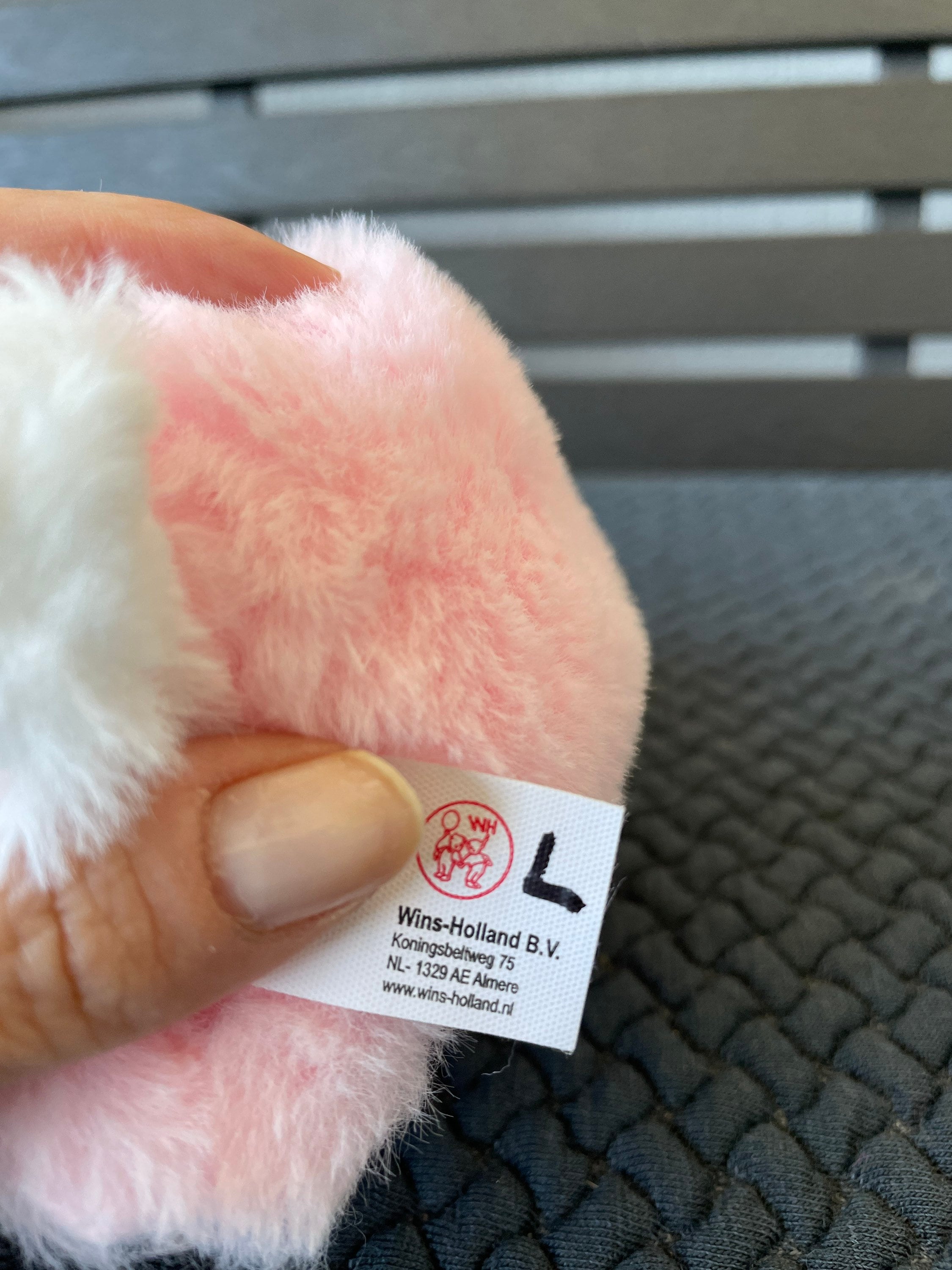 Cute Pink Fluffy Rabbit Big Blue Eyesplush Supersoft Stuffed Toy Easter Egg Holder T Etsy