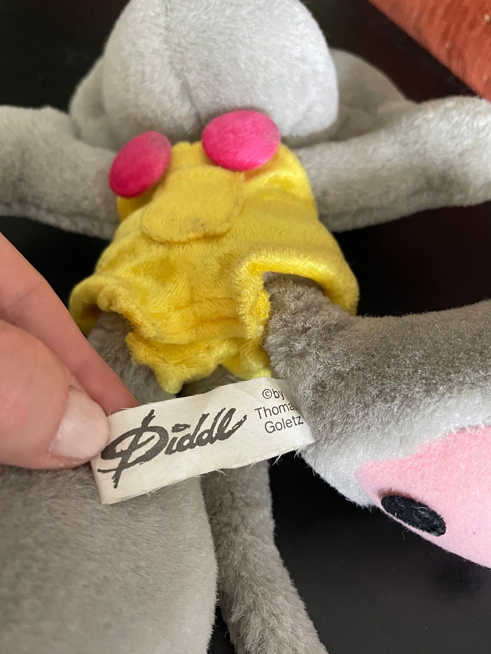 Diddl Mouse Thomas Goletz Soft Stuffed Animal Plush Toy With Jumper ...