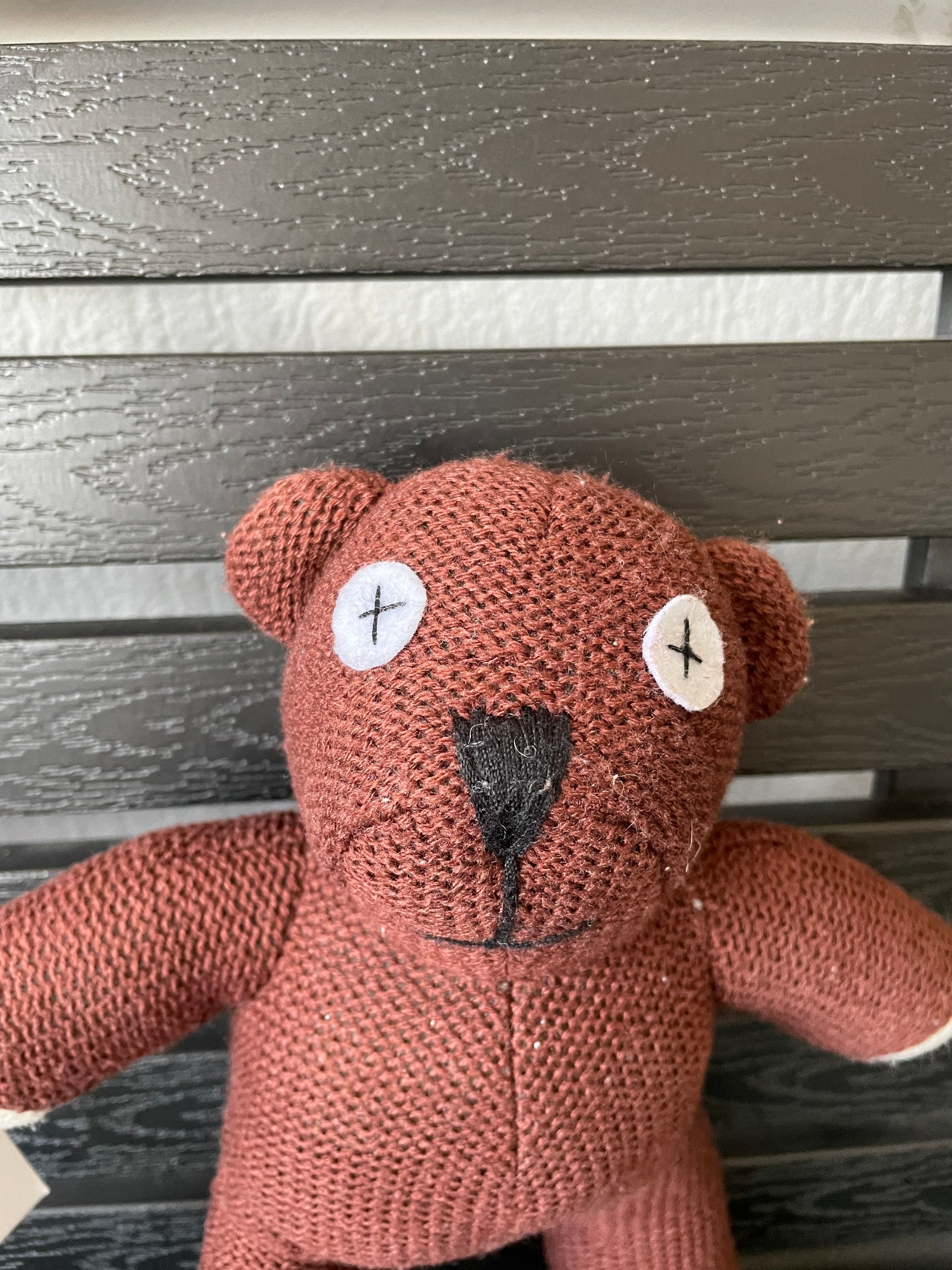 MR Bean Teddy Bear, Brown Mr. Bean Soft Stuffed Plush Teddy Bear Size ...