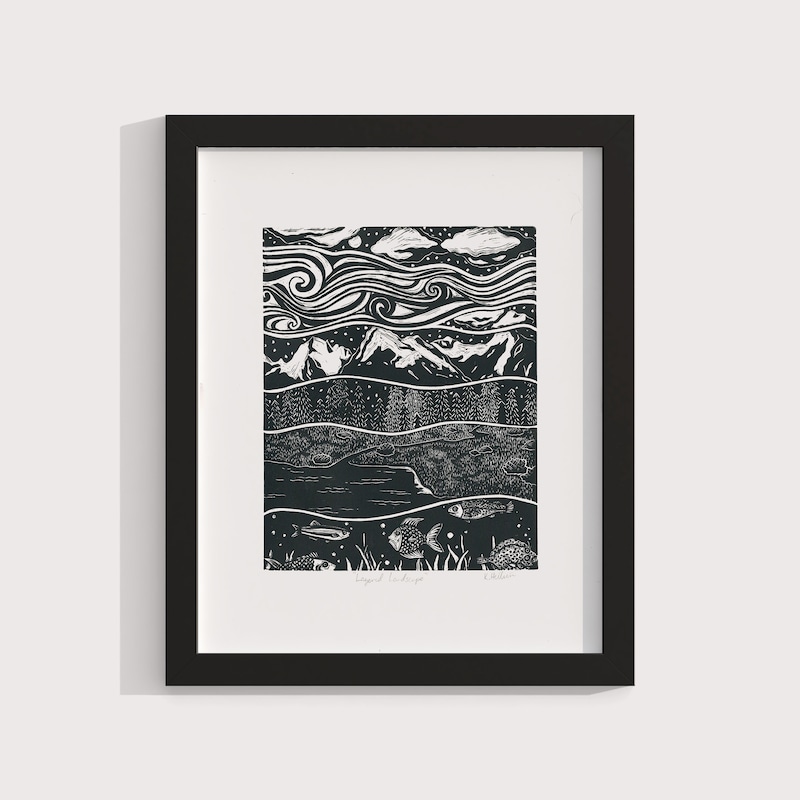 Block Print Art - Etsy