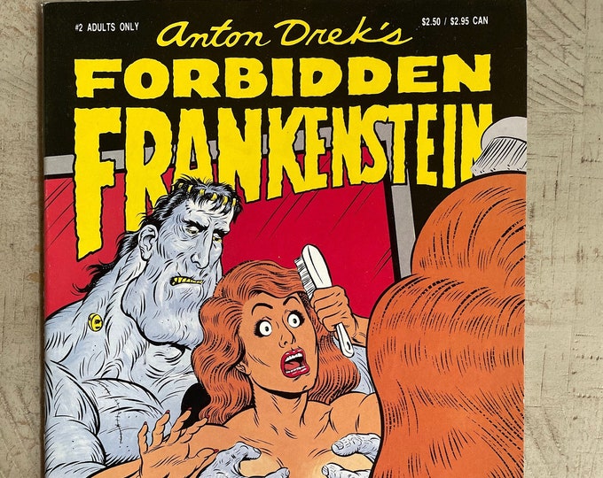 Rare Eros Comix Forbidden Frankenstein By Anton Drek Etsy