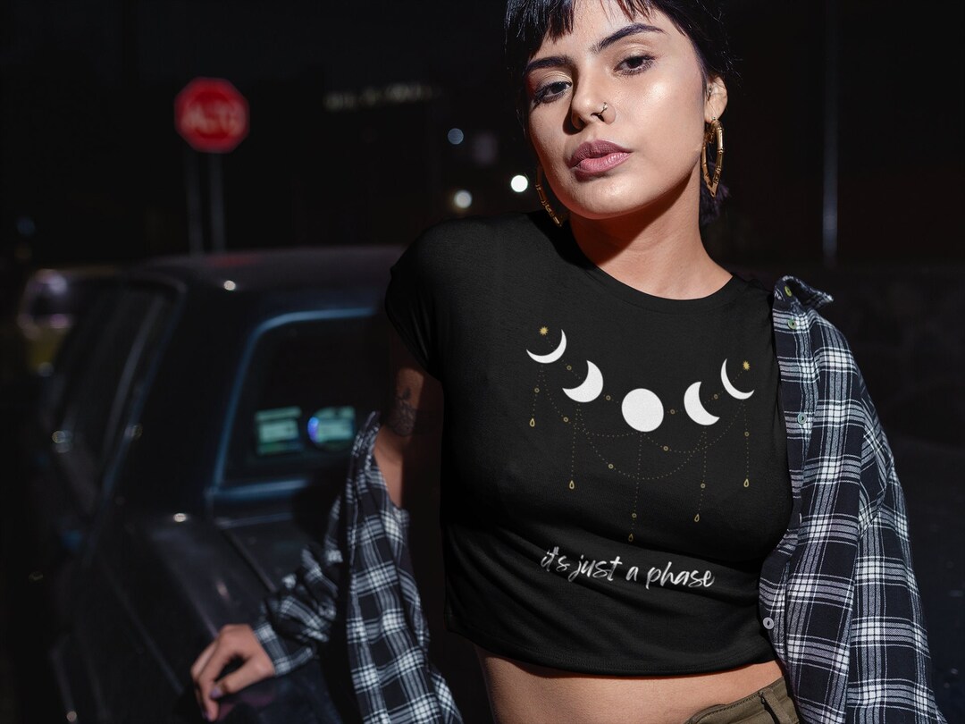 Moon Goddess Crop Top, Moon and Stars Tube Top - Etsy