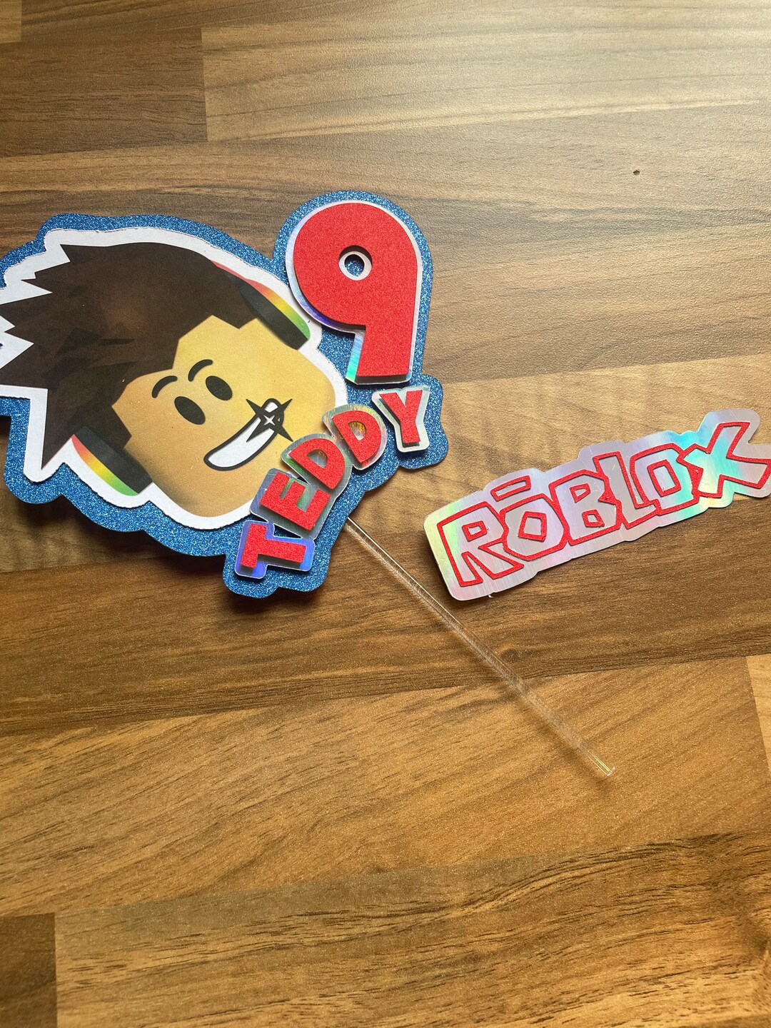 Roblox Inspired Cake Topper - Etsy UK