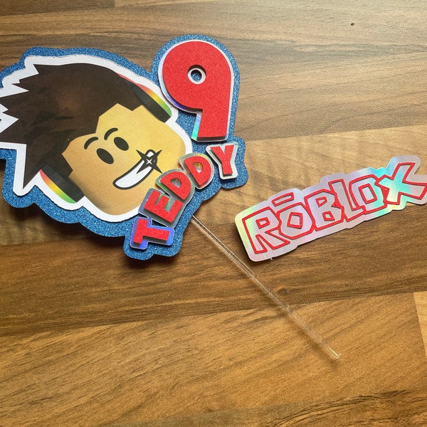 Roblox Cake Topper - Etsy UK