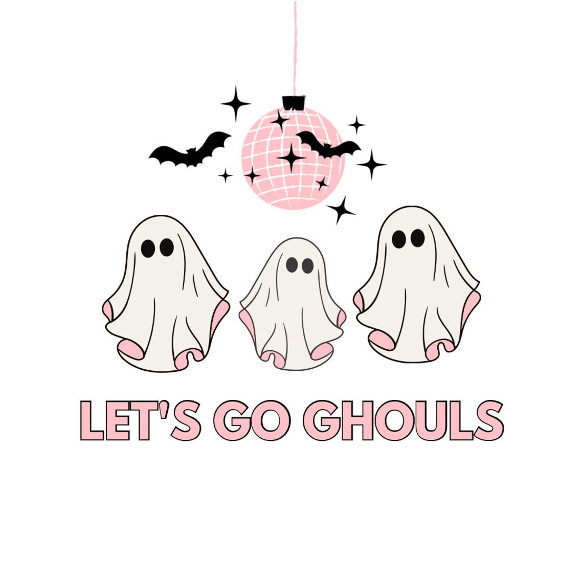 HALLOWEEN Let’s Go Ghouls PNG - Etsy