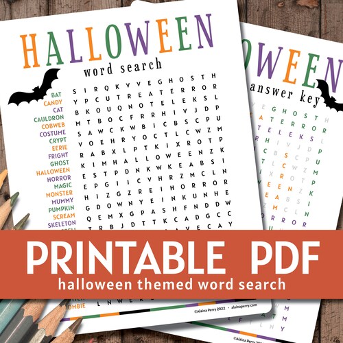 Autumn / Fall Word Search Printable - Etsy