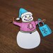 Christmas Snowman Paper Doll Kids Activity - Etsy