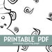 Snowman Coloring Page - Printable PDF - Etsy