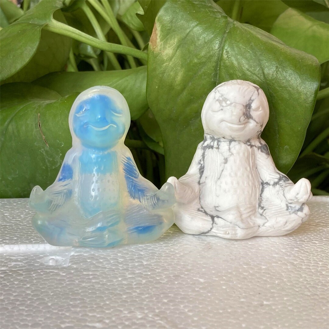 2inch Hand Quartz Yoga Sloth Carved,quartz Sloth Skull,mineral Specimen ...