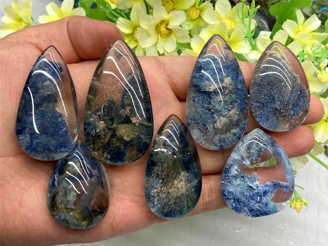 Natural Blue Ghost Phantom,quartz Crystal Specimen,crystal Heal,crystal ...