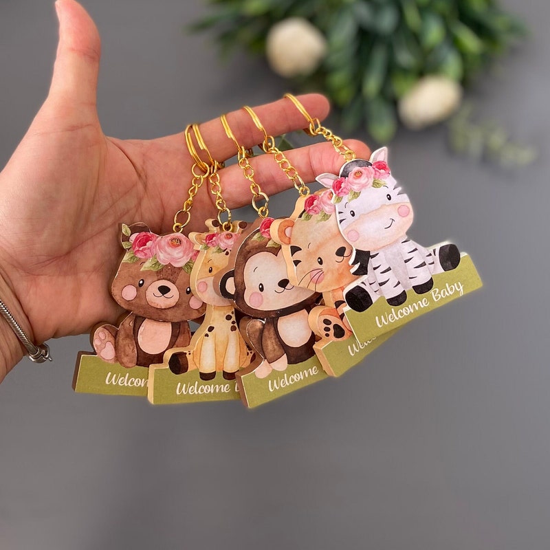 Baby Shower Keychain - Etsy