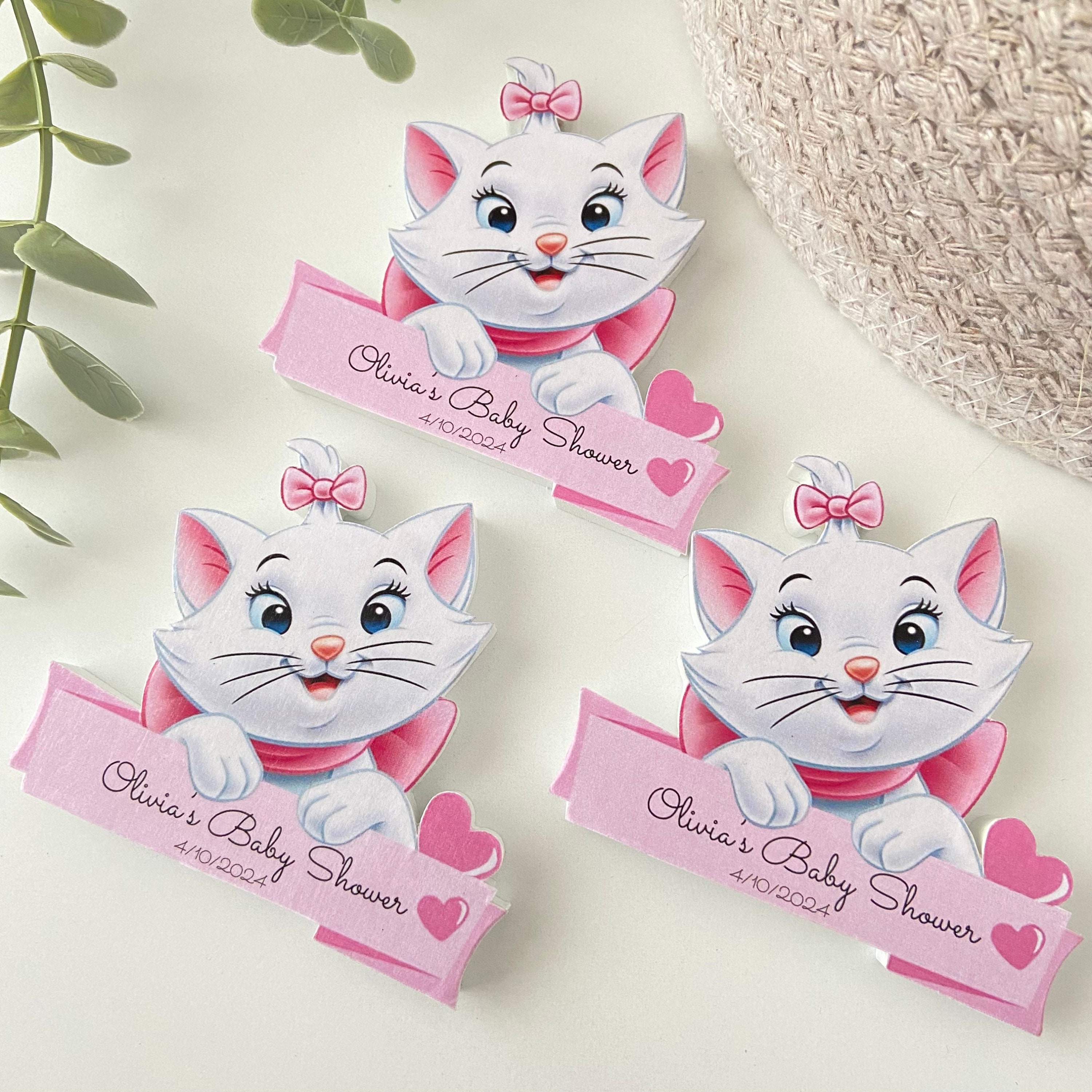 Maria Cat Birthday Party Favors, Custom Magnet, Personalized Party ...