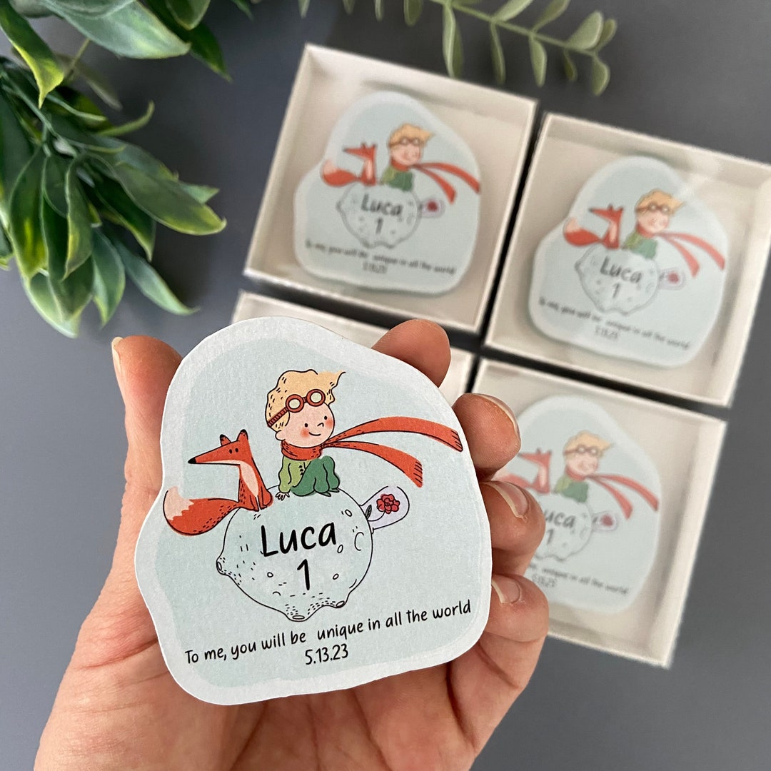 Custom Little Prince Magnet, 1st Birthday Boy Girl Party Gift Decor ...