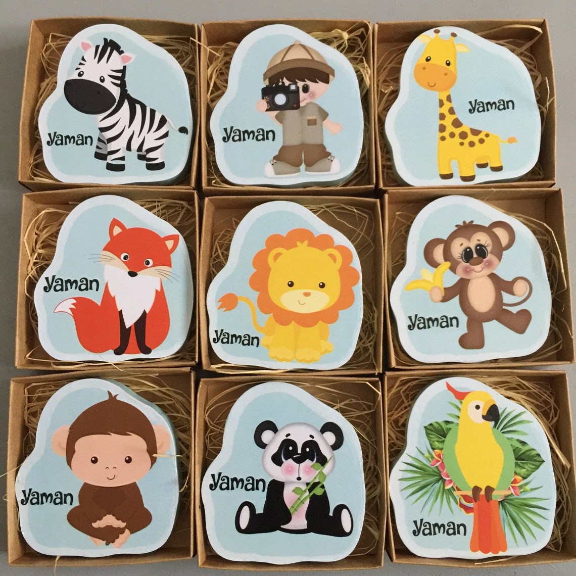 Safari Theme, Forest Animals, Safari Magnet, Safari Animals Baby Shower ...