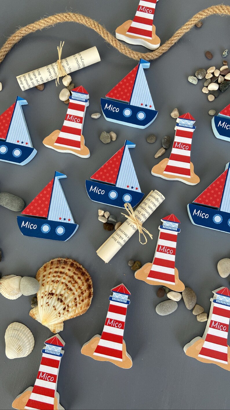 Lighthouse Magnet Favorssailboats Favorsbeach Themed - Etsy
