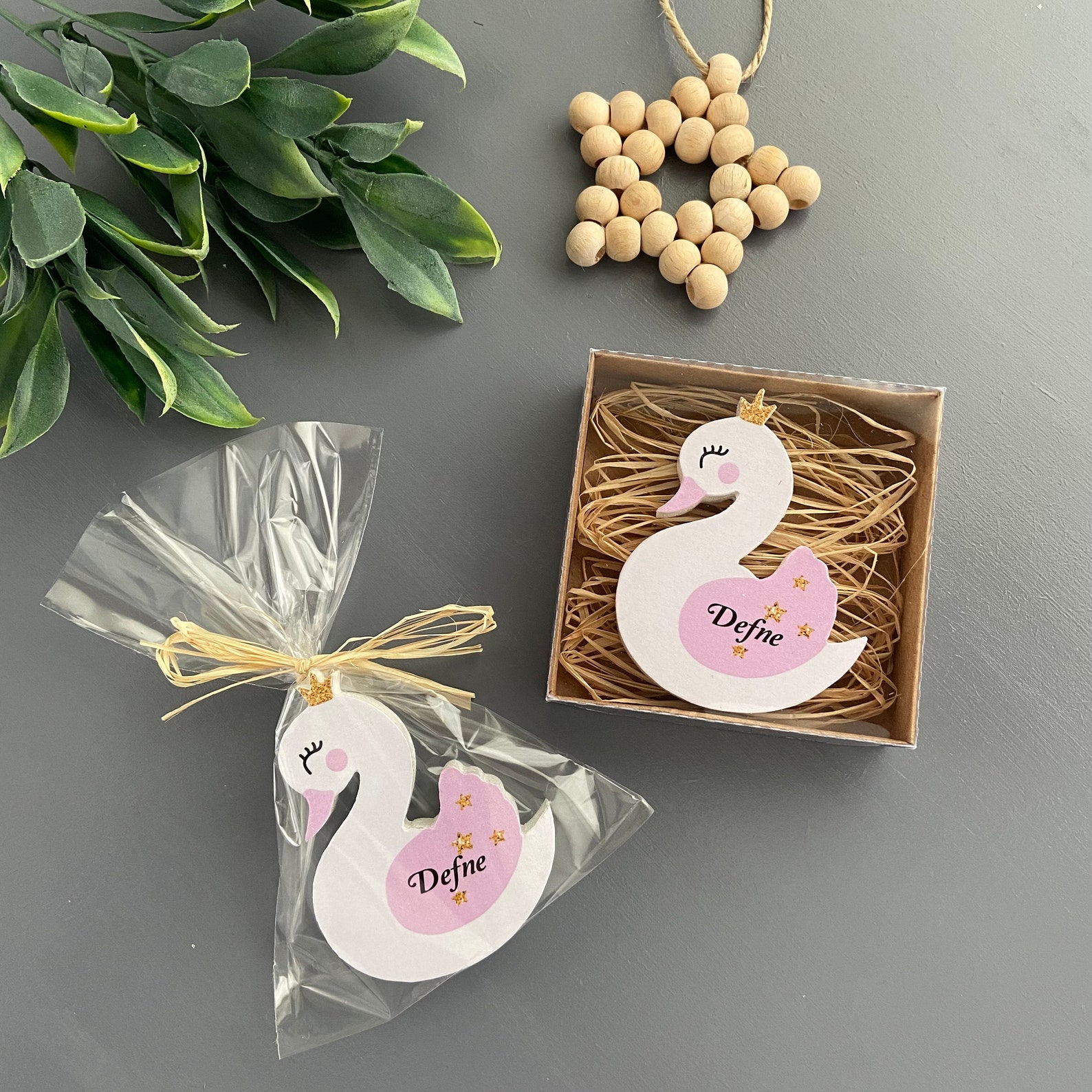 Swan Baby Shower, Custom Swan Magnet, Swan First Birthday, Birthday ...