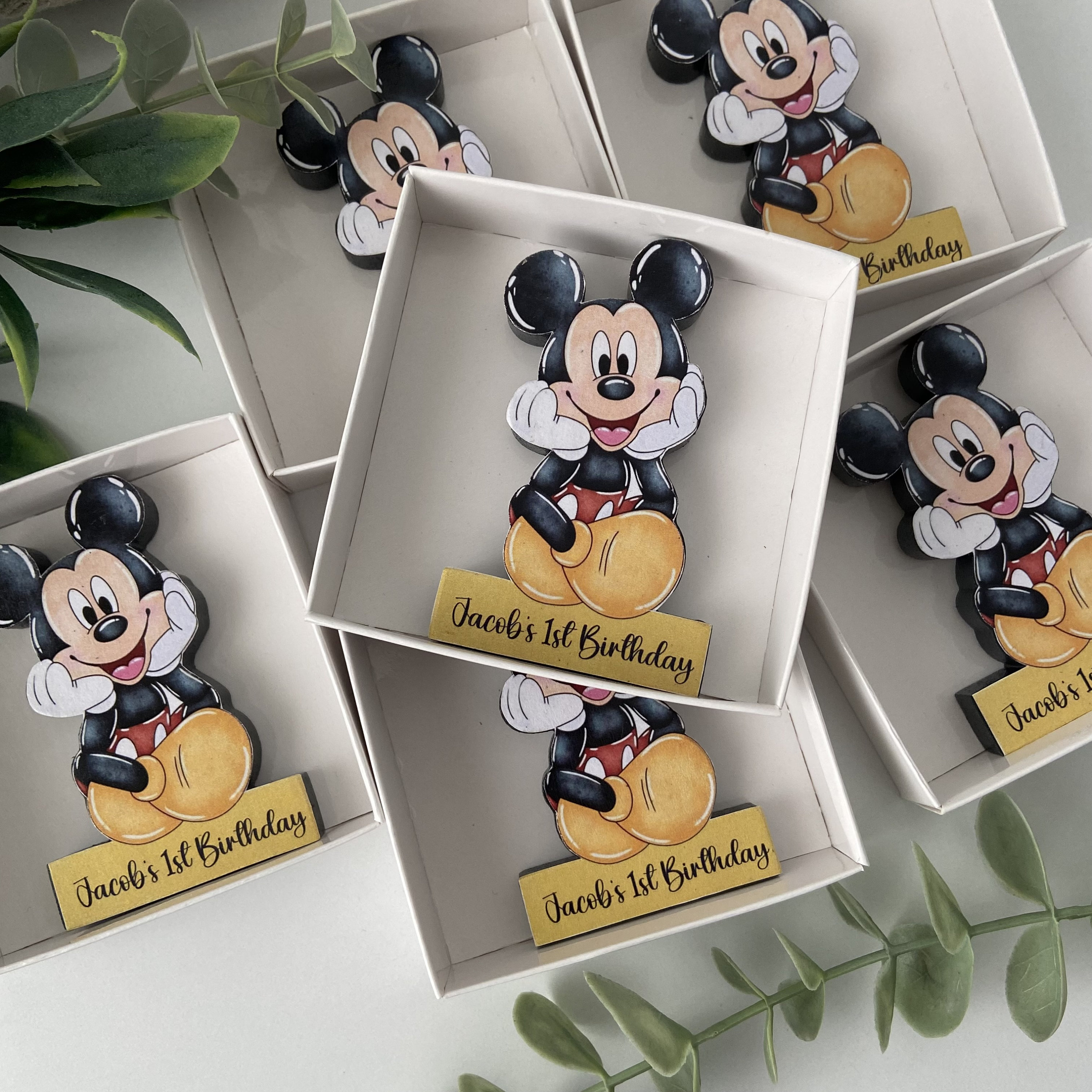 Mickey Mouse Birthday Favor, Personalized Party Gifts, Baby Shower ...