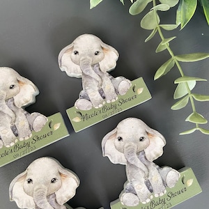 Safari Animal Baby Shower Magnets, Greenery, an Invitation to the Wild ...