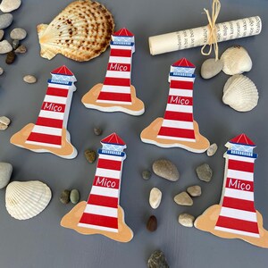 Lighthouse Magnet Favors,sailboats Favors,beach Themed Favours,nautical ...