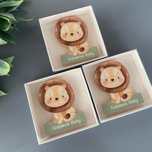 Lion Magnets - Baby Shower Gifts, Boy Safari Decorations, A Wild ...