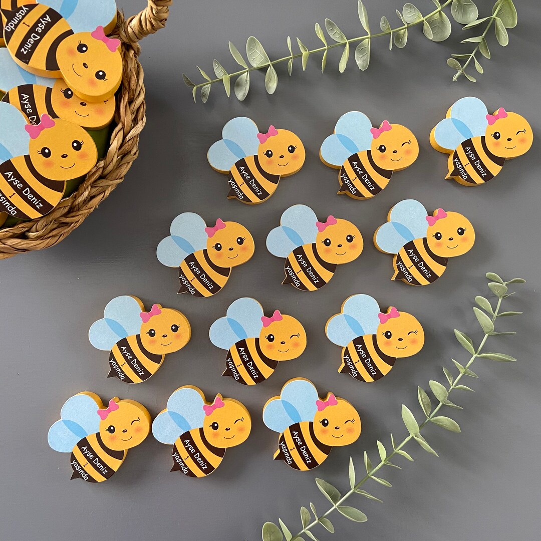Bee Party Favor Magnets,bee Party Gift or Favor, Bee Baby Shower Bee ...