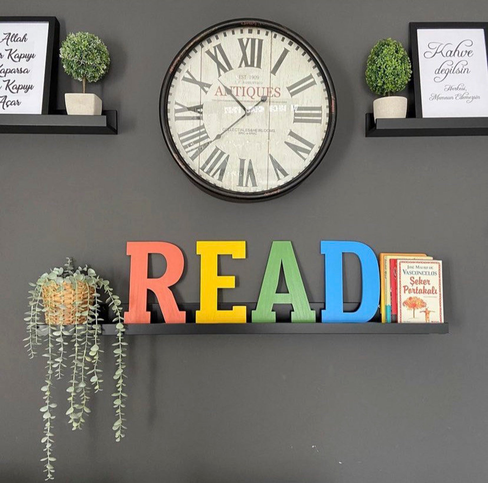Read Letters Wall Signs Home Decor Letters for Wall Decor Home - Etsy