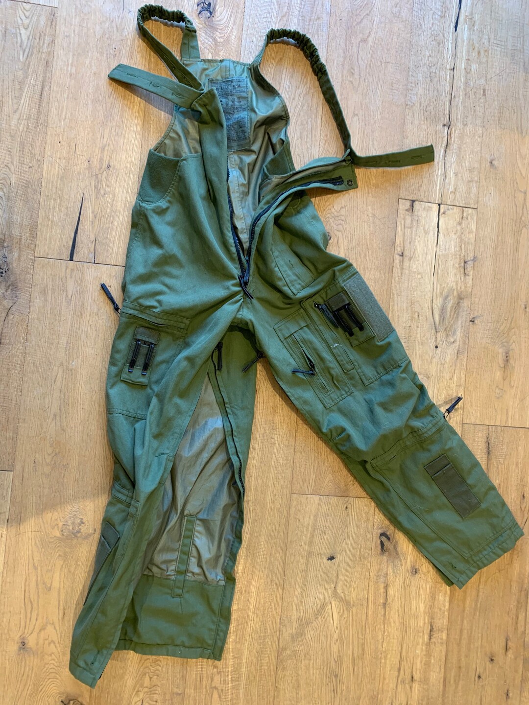 RCAF Wet Weather Goretex Flyers Combat BIB Overalls Size 6734 Mens ...