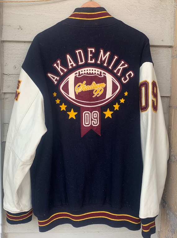 Akademiks Stadium Division Varsity Football Letterman… - Gem