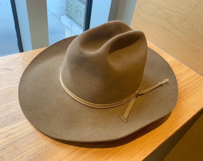 Buckaroo Cowboy Hat Felt Hat Size Mens Large Vintage Excellent Made in ...