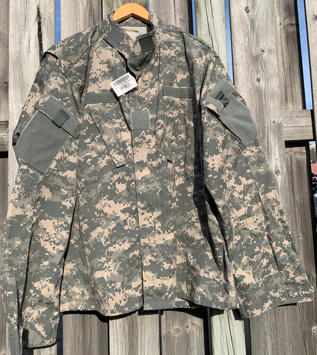 ACU Camo USA Army Combat Coat Size Mens X-large Regular New With Label ...