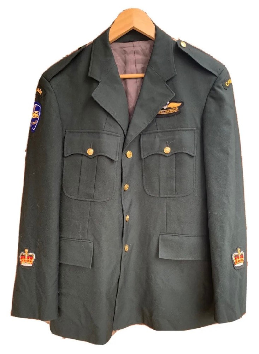 1988 Canadian Army Service Dress Coat Sz 7042 Mens Medium - Etsy