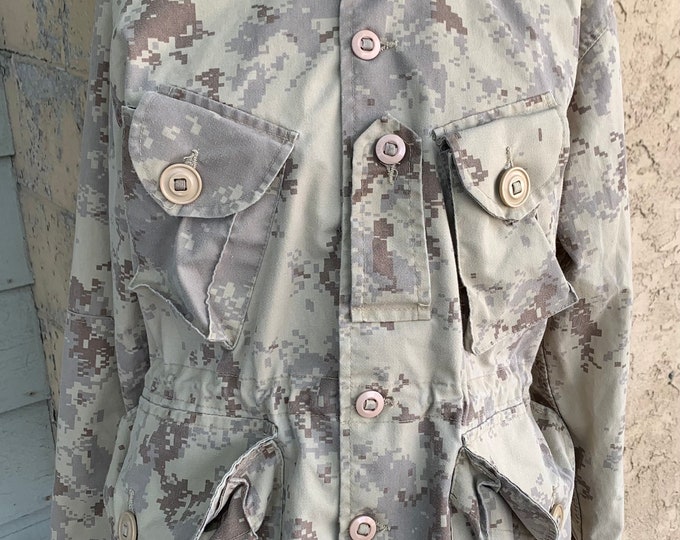 Cadpat Desert Camo Combat Jacket Size Mens Small Regular Fits 36 to 38 ...