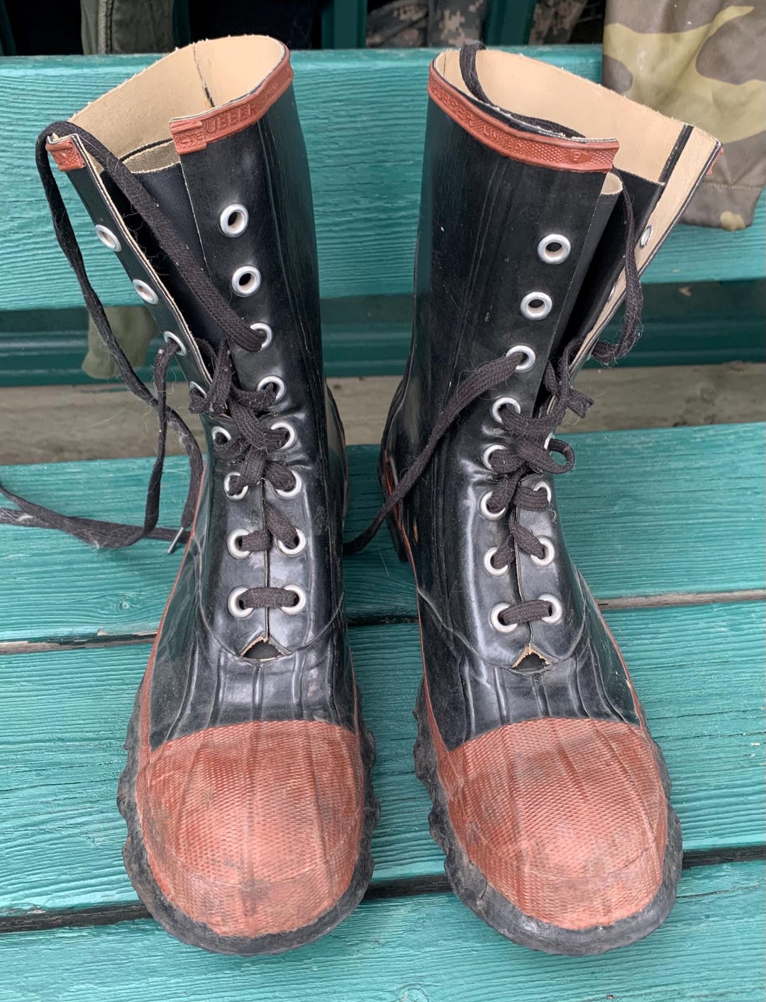Vintage Steel Toe Rubber Boots With Steel Shank Made in Canada by ...