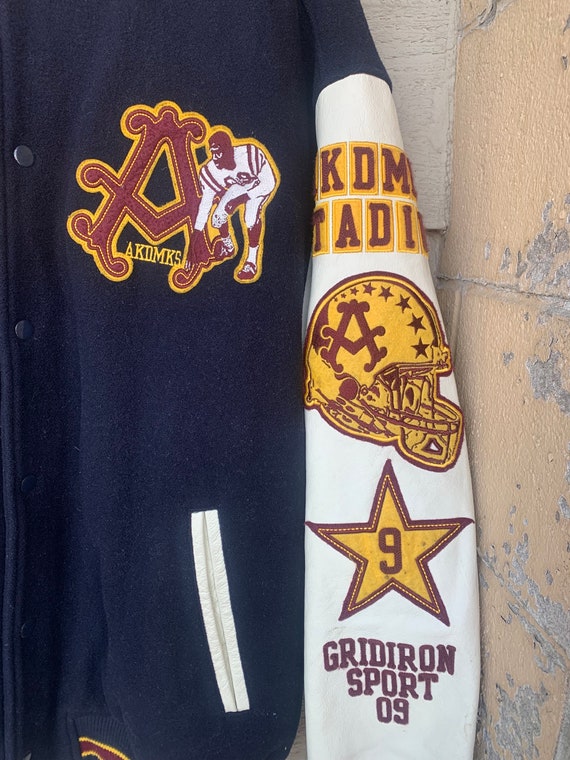 Akademiks Stadium Division Varsity Football Letterman… - Gem