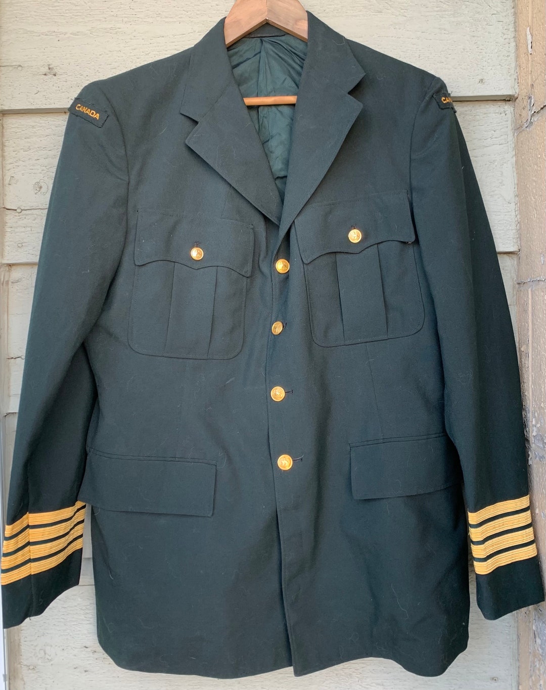 1971 Canadian Army Service Dress Coat Colonel Rank Mens Small Regular ...