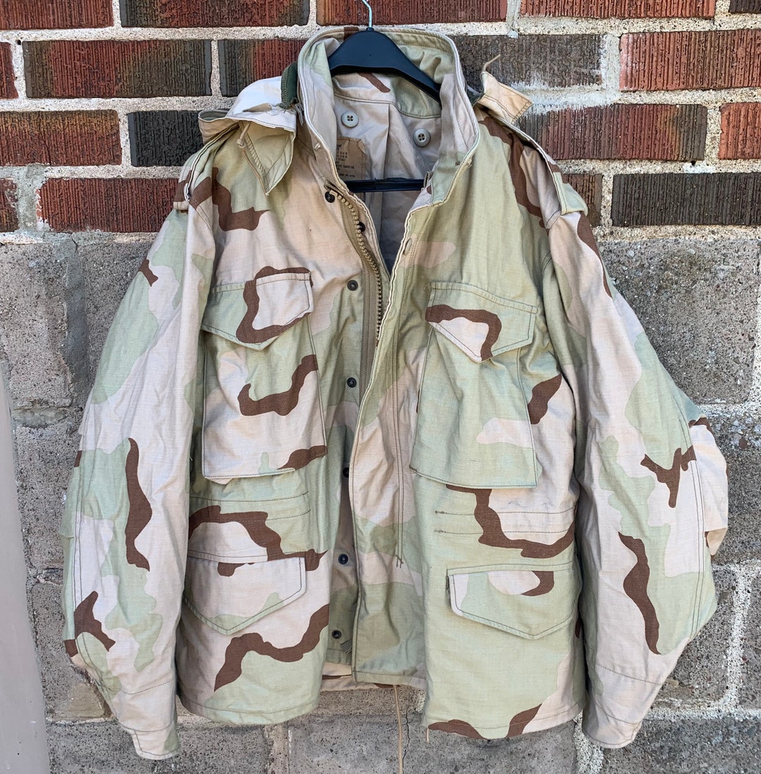 M65 Jacket Desert Camo Surplus New GI 1989 Desert Storm Size - Etsy