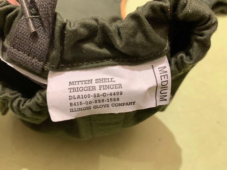 M65 Trigger Finger Mitten Winter Gloves & Wool Liner Size - Etsy