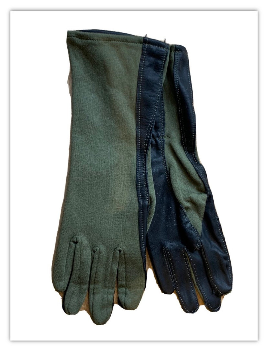 1988 US Army Combat Vehicle Crewmans Summer Gloves CVC Gloves Size 8 ...
