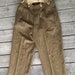 1955 WWII Style Canadian Army Wool Pants With Suspenders Size Mens 32 S ...