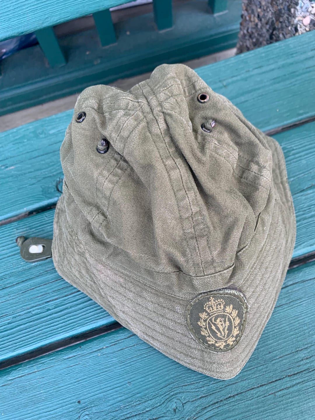 1991 Canadian Military OG107 Bush Hat Parktown Combat Cap Size 7-1/4 ...