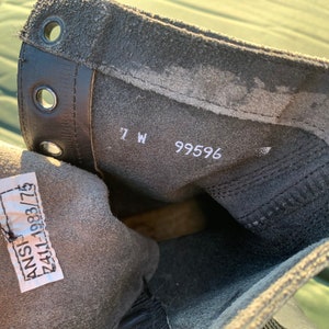 1980s US Army Steel Toe 9 Eyelets Safety Combat Boots Size - Etsy