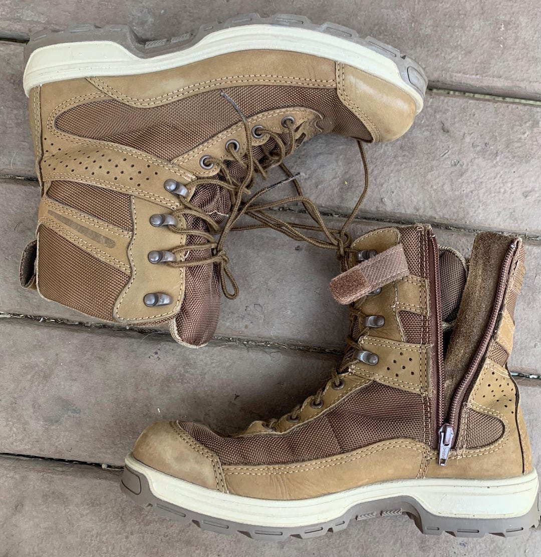 Canadian Army Temperate Land Operations Combat Boots Side Zippers by ...