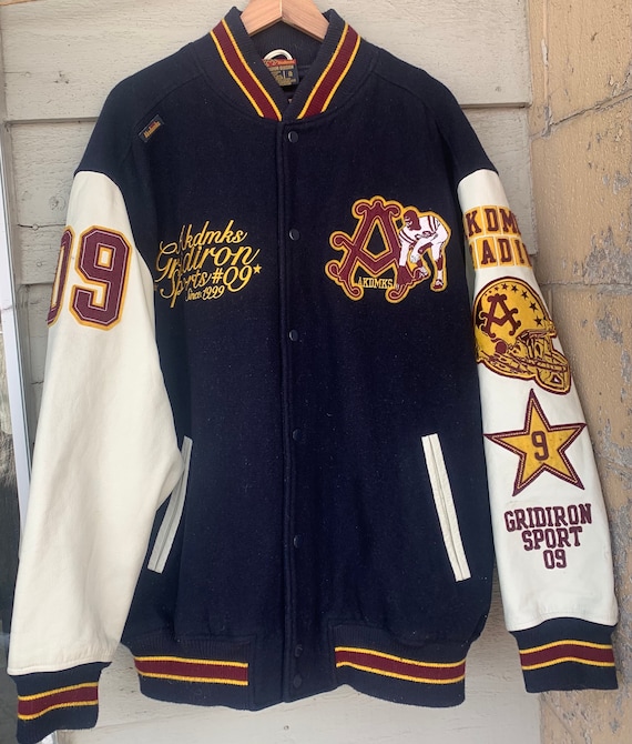 Akademiks Stadium Division Varsity Football Letterman… - Gem