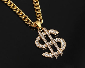 Money Sign Necklace - Etsy