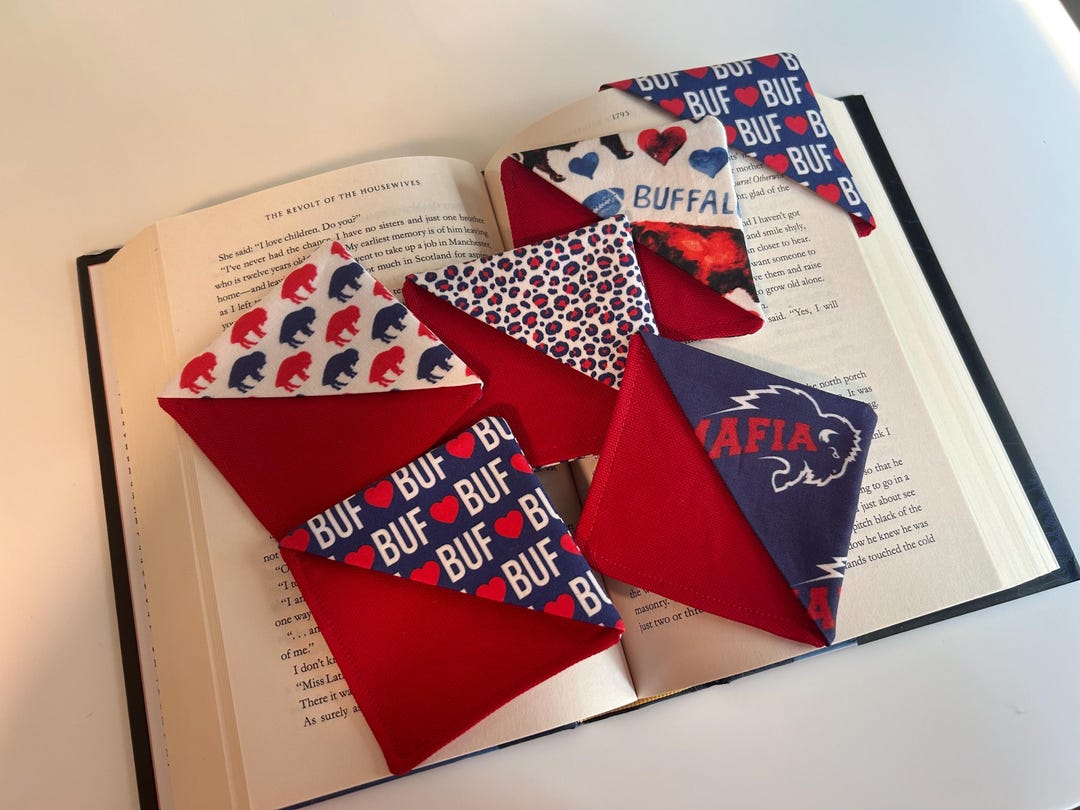 Buffalo Bookmark, Buffalo Book Hat, Buffalo Bills, Bookmark, Bookworm ...
