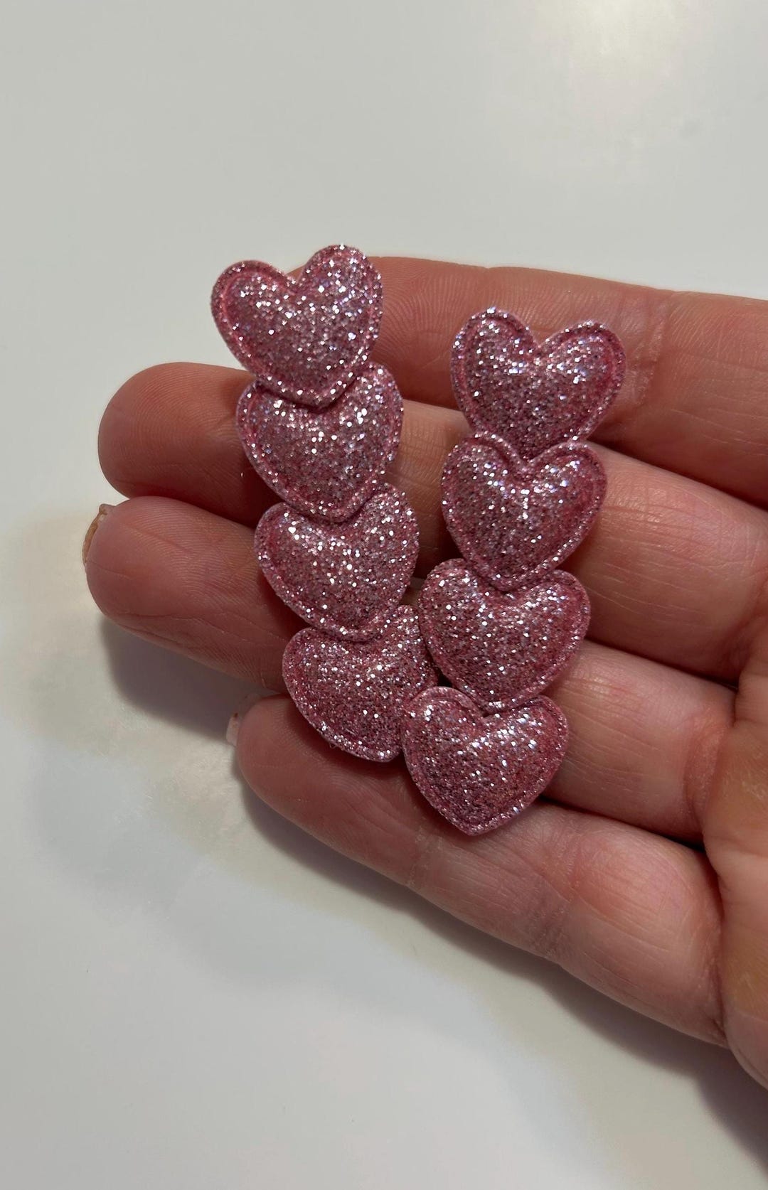 Valentine Heart Hair Clips, Hearts on Alligator Clip (3 Colors) - Etsy